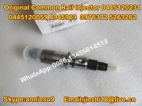 China Genuine & New Common Rail Injector 0445120059 0445120231 4945969 3976372 5263262 for sale