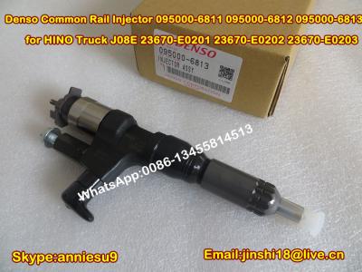 China Denso Common Rail Injector 095000-6811 095000-6812 095000-6813 for HINO Truck J08E 23670-E for sale