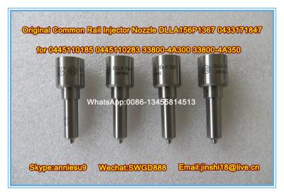 China Original Common Rail Injector Nozzle DLLA156P1367 0433171847 for 0445110185 04451102 for sale