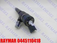 China Genuine New Diesel Common Rail Fuel Injector 0445110418, 0445110520, 504289548, 5801483286 for sale