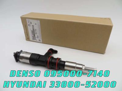 China DENSO Genuine diesel common rail fuel injector 095000-7140 for HD35, HD75 Euro 4 33800-52000 for sale