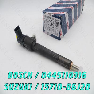 China GENUINE COMMON RAIL FUEL INJECTOR   0445110316, 0445110183 , 15710-86J20 for sale