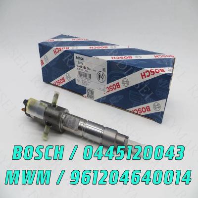 China GENUINE COMMON RAIL FUEL INJECTOR   0445120043, 0445120326， 961204640014， 2R0130201B for sale