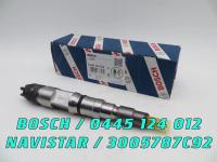 China Genuine Diesel Common Rail Fuel Injector 0445124012, 0445124013, 3005787C92 for sale