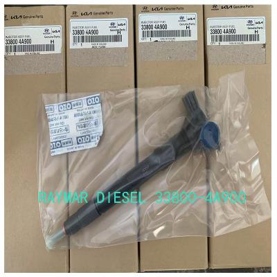 China Genuine Brand New Diesel Common Rail Fuel Injector     DENSO 295700-0140 for Grand Starex H-1 D4CB Euro 6     HYUNDAI 33800-4A900 for sale