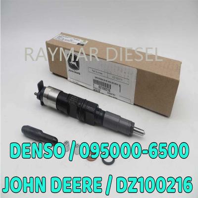 China Genuine New Diesel Common Rail Fuel Injector 095000-6500 DZ100216 RE529117 RE546782 RE529414 for sale