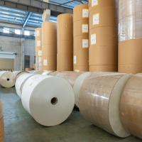 China Waterproof PE Coated Paper Roll with Customized Printing and 190-320 gsm for Paper Cup Base Paper for sale