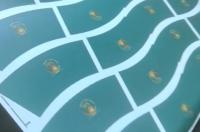 China Pre-die-cut & Pre-printed PE Laminated Paper Cup Fan Blanks with Food-grade PE Lamination and Custom Printing for sale
