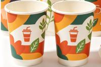 China Custom Paper Cup with Custom Size, Printed Logo & PE/PLA Laminated Material for Brand Promotion for sale