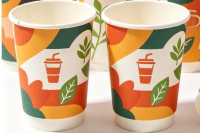 China Custom Paper Cup with Custom Size, Printed Logo & PE/PLA Laminated Material for Brand Promotion for sale