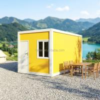 China Quick Assembly 20FT Ready-to-Live Flat Pack Container Modular Sandwich Panel Mobile Home Outdoor Eco-friendly School Supermarket for sale