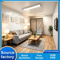 China China Factory Flat Pack Container House 20ft 40ft Modular Prefab Building Standard Thickness Steel Sandwich Panel Hotel Dorm for sale