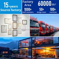 China 20ft Luxury Flat Pack Steel Sandwich Panel Container House Breathable Wall Panel Custom Interior Finishing Low Shipping Cost for sale