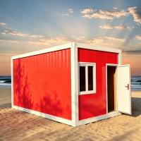 China China Factory 20ft Flat Pack Container House Fast Assembly Galvanized Steel Insulated Sandwich Panel Outdoor Kitchen for sale
