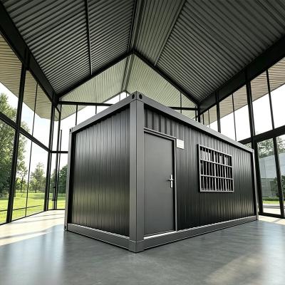 China Custom Flat Pack Steel Sandwich Panel Container House Fast Assemble Prefab Contemporary Design Detachable Modular Home Hotel for sale