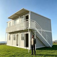 China 20ft Fast Assemble Flat Pack Container House Steel Sandwich Panel Eco-Friendly Multi-Layer Combined Prefabricated Outdoor Hotel for sale