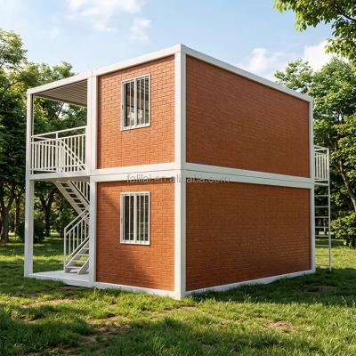 China China Factory Custom Eco-friendly Flat Pack Container Fast Assemble Modular Farm House Class Fireproof Rock Wool Office Building for sale