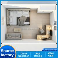 China China Factory Custom Eco-friendly Flat Pack Container Fast Assemble Modular Farm House Class Fireproof Rock Wool Office Building for sale