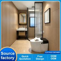 China Factory Direct Export  20&40ft Flat Pack Container House Galvanized Steel Frame Stackable Prefab Dorm Office CE Certified for sale