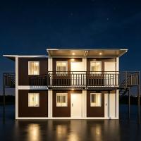 China 20FT 2-Story Thermal Flat Pack Container House Fast Installation & Reusable Disassembly with Optional Power System and Terrace for sale