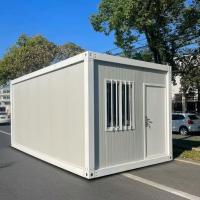 China 20ft  Modular Flat Pack Container Home Prefabricated House Galvanized Steel Fireproof Sandwich Panel Fast Build Mobile Cabin for sale