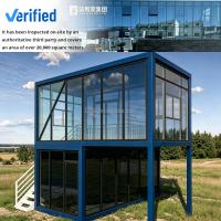 China 20&30FT Factory Direct Prefab Flat Pack House Galvanized Steel Quick Assemble Container House Mobile Home Temporary Office Cabin for sale