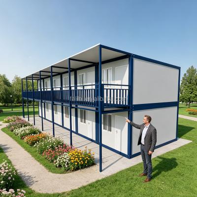 China Factory Luxury Modular Mobile Cabin Prefab Tiny House Portable Flat Pack Detachable Container Home for Workshop Office for sale