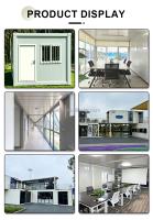 China Factory Luxury Modular Mobile Cabin Prefab Tiny House Portable Flat Pack Detachable Container Home for Workshop Office for sale