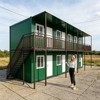 China Factory Prefabricated Portable Container Tiny House Heavy Duty Durable Weatherproof Compact  Detachable Container Home for sale