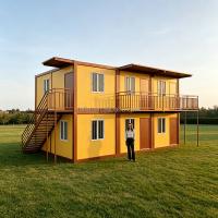 China Factory Prefabricated Movable 20ft Flat Pack Container Container House for Office Ready Made House Portable Office Luxury House for sale