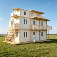 China Ready to Ship Modern 20ft 40ft Detachable Flat Pack Prefab Tiny Home Luxury Modular Living Pod for Hotel Garden Office & Camping for sale