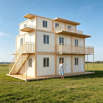 China Ready to Ship Modern 20ft 40ft Detachable Flat Pack Prefab Tiny Home Luxury Modular Living Pod for Hotel Garden Office & Camping for sale
