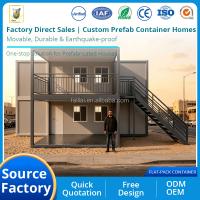 China China Factory Prefab Casa Modular Detachable Flat Pack Container Tiny Homes Cabin Office Living Pods Kit Houses Ready to Ship for sale