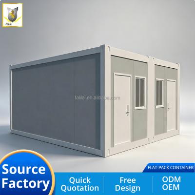 China High Quality Luxury 20ft 40ft Modular Home Flat Pack Container House for Apartments Hotels Durable Sandwich Panel Steel for sale