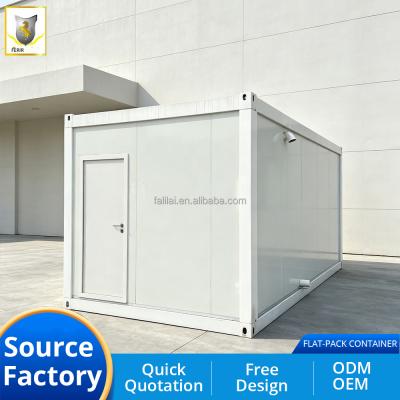 China Factory Low Price 20ft Container Houses Portable Movable Temporary Housing for Home Steel Sandwich Panel Apartment Hotel for sale