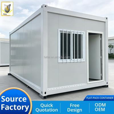 China Manufacturer Low Price Flat Pack Living Container House Prefabricated Modular Houses for Apartment Hotel Steel Sandwich Panel for sale
