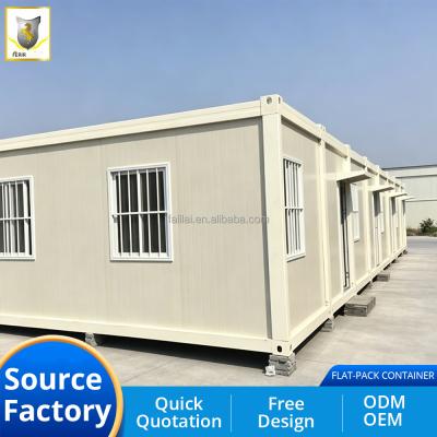 China Portable Prefabricated Living Container House Manufacturer Low Price for Apartment or Hotel Made of Steel and Sandwich Panel for sale
