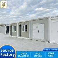 China Modern 20ft Container Houses Prefabricated Tiny Modular Homes for Apartments Hotels Durable Steel Sandwich Panel Manufacturer for sale
