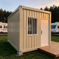 China Factory 20ft Container Houses Prefabricated Tiny Modular Homes for Apartments Hotels Durable Steel Sandwich Panel Manufacturer for sale