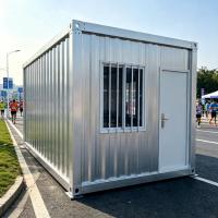 China Prefab 20ft Living Container House Flat Pack Prefabricated Steel and Sandwich Panel Material for Apartments Hotels Hospitals for sale