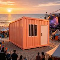 China Factory Wholesale Temporary Movable Housing Short Construction Period Container Homes for Steel Sandwich Panel Hotels Apartments for sale