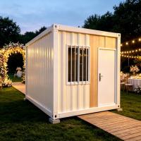 China Easy Installation 10ft 20ft 40ft Mini Homes Tiny Houses Portable Luxury Modular Prefabricated Flat Pack Container House for sale
