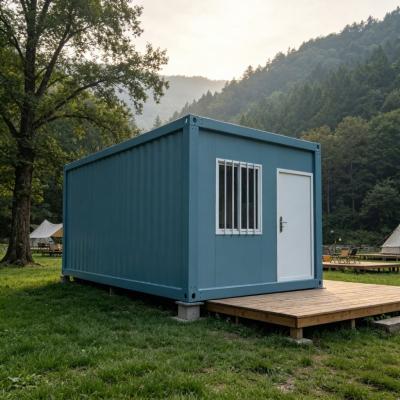 China Prefabricated Tiny House Easy-to-Assemble Container Home in Steel and Sandwich Panel Material for Apartments and Hotels for sale