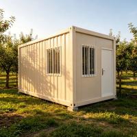 China Factory Prefab 20ft Portable Tiny Home Prefabricated Steel Container Mobile House for Hotels Apartments Sandwich Panel Material for sale