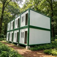 China China Factory 10ft 20ft 40ft Prefabricated Mobile Home Cheap Price Flat Pack 2 3 Bedroom House with Container for sale