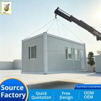 China Customization Modern Style Detachable Portable 20ft 40ft Luxury Living Home Modular Prefabricated Flat Pack Container Houses for sale