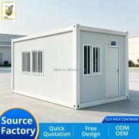 China Factory Prefab Casa Modular Detachable Flat Pack Container Tiny Homes Cabin Office Living Pods Kit Houses Ready to Ship for sale