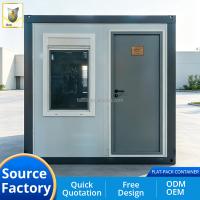 China Factory Direct Sales Mobile House Outdoor Living Luxury Lightweight Rectangle Sandwich Panel Fast Install Container Houses for sale