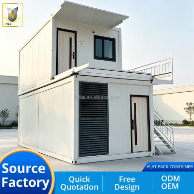 China 20ft Luxury Prefabricated Steel Container House Ready to Live Mini Villa for Modern Home Hotel Office Certified Mobile House for sale
