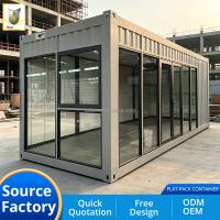 China Custom Steel Sandwich Panel Folding Container House High Performance Premium Eco-Friendly Living Mobile Workshop for sale